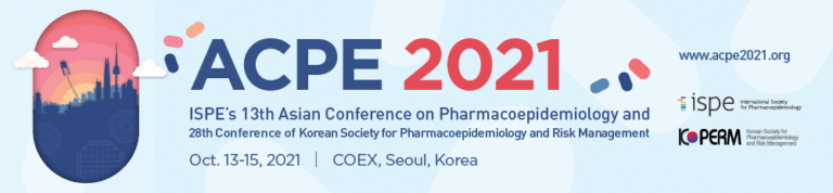 ACPE13-2021 Seoul - Asian Conference on Pharmacoepidemiology
